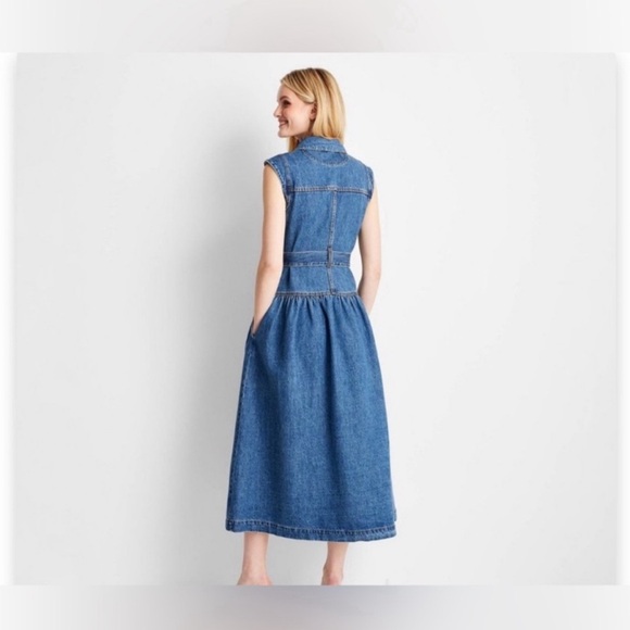 Jenee Naylor by TARGET | Dresses | Womens Sleeveless Denim Buttonfront ...